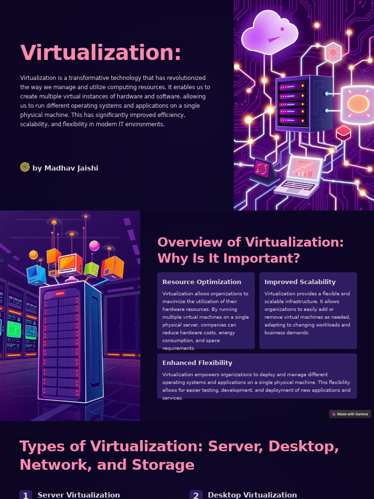 Introduction To Virtualization | PDF | Virtualization | Virtual Machine
