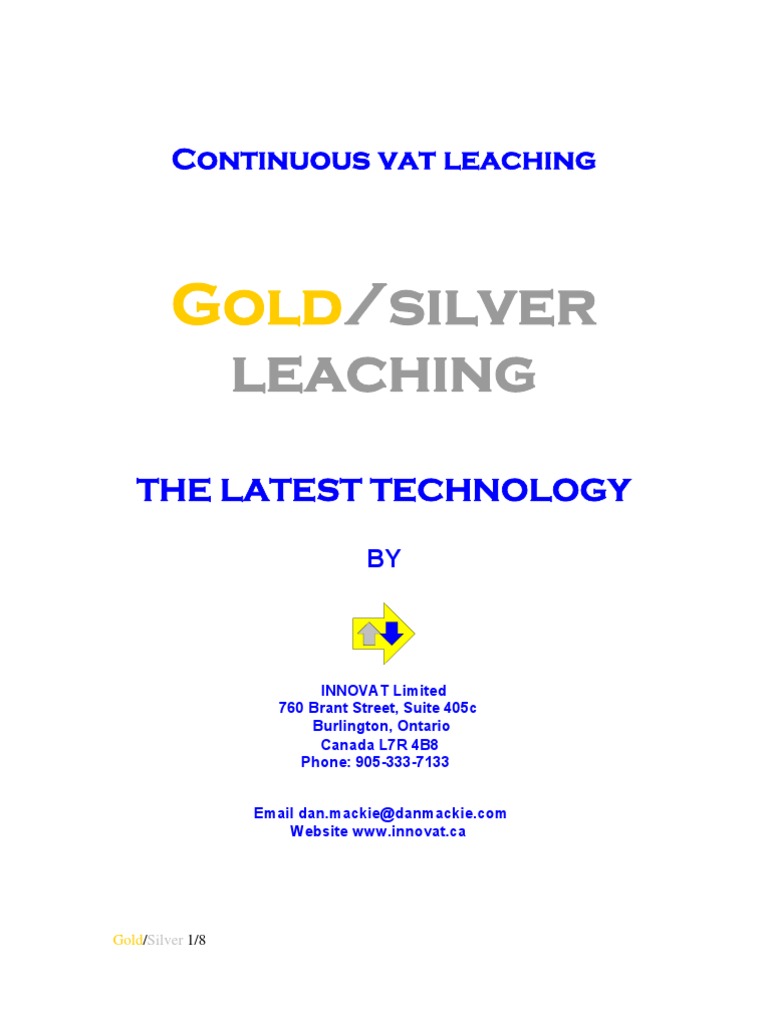 Gold Leach | Download Free PDF | Mining | Inventory