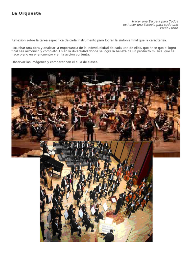 La Orquesta | PDF