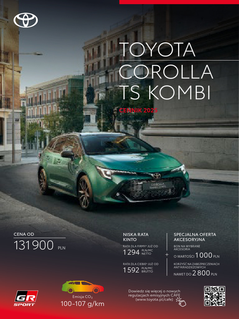 Spec Corolla Ts Kombi 2025 | PDF