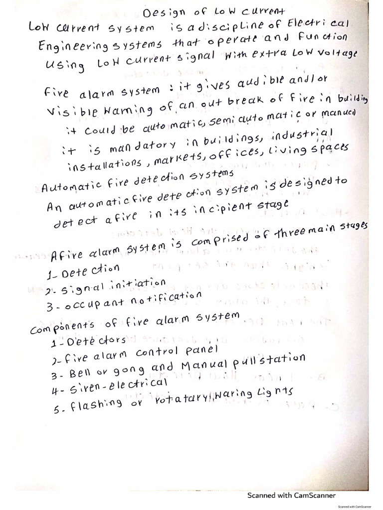 Fire Alarm and KNX System | PDF