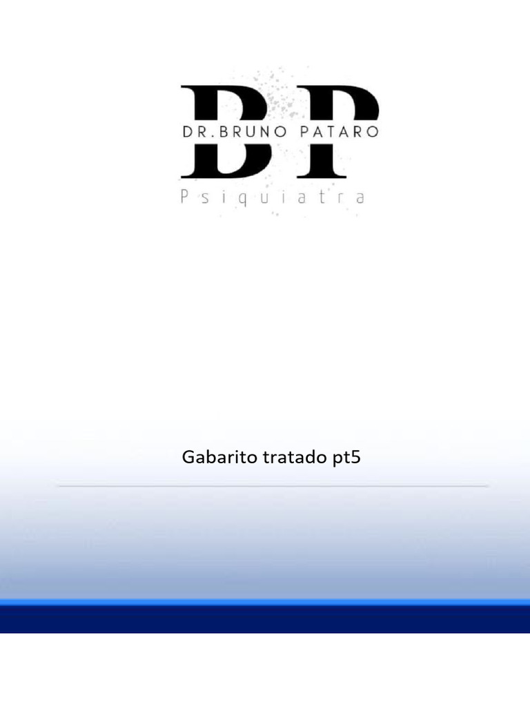 Gabarito Tratado Pt5 | PDF