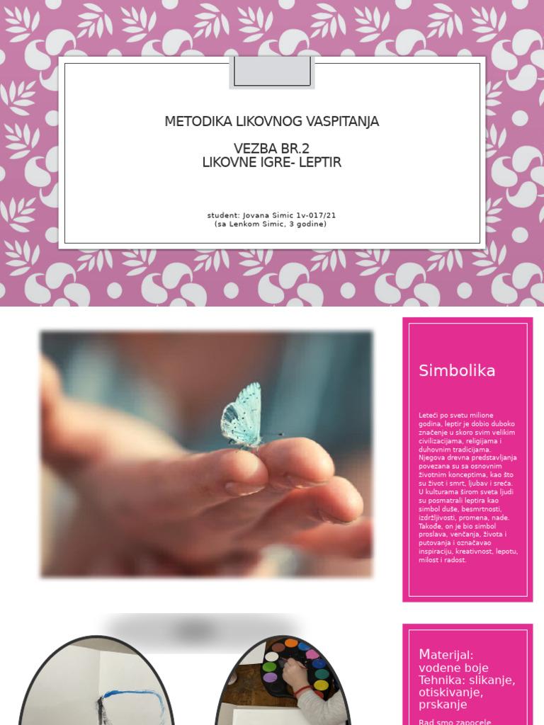 Vezba Broj 2 Likovno | PDF