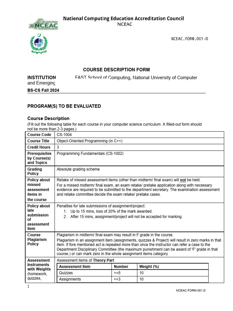 Cs 1004 Oop Fall 2024 Pdf Pointer Computer Programming Inheritance Object Oriented 3286
