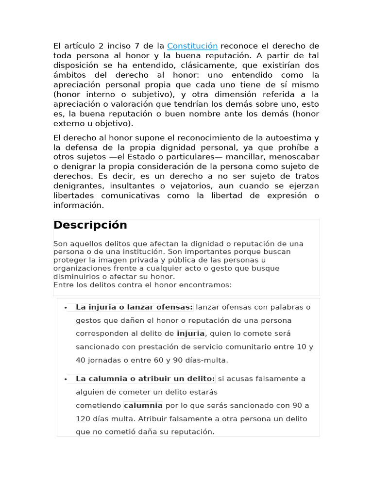 El Artículo 2 Inciso 7 de La | PDF | Violación | Libertad de expresión