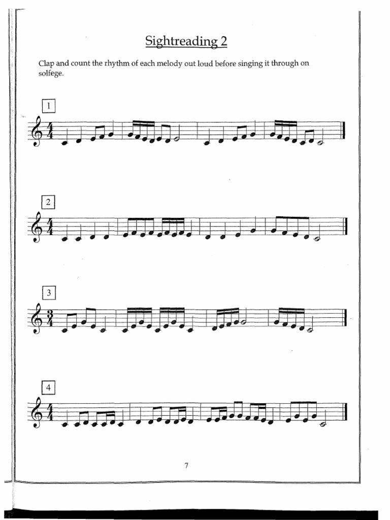 Sightreading 2 (T&SR #2) | PDF