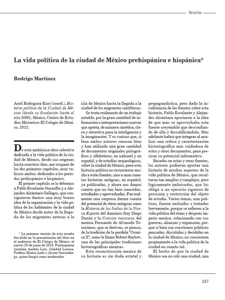 Historias 89 137-141 | PDF | México | Nueva españa