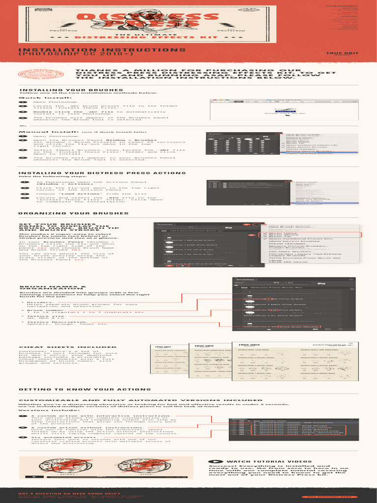 Instructions CC2018 or Higher | PDF | Adobe Photoshop | Computer File