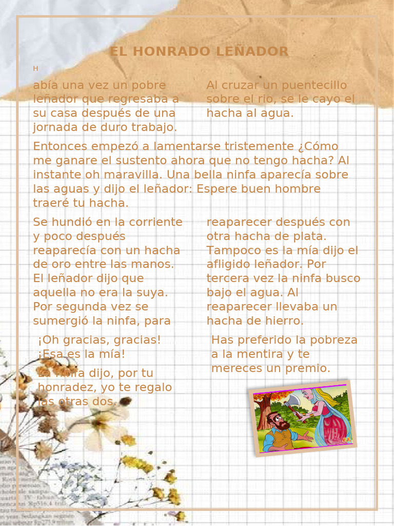 El Honrado Leñador | PDF