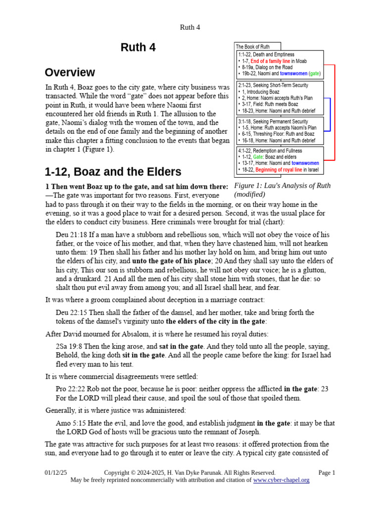 Ruth_4 | PDF | Ruth (Biblical Figure) | Naomi (Biblical Figure)