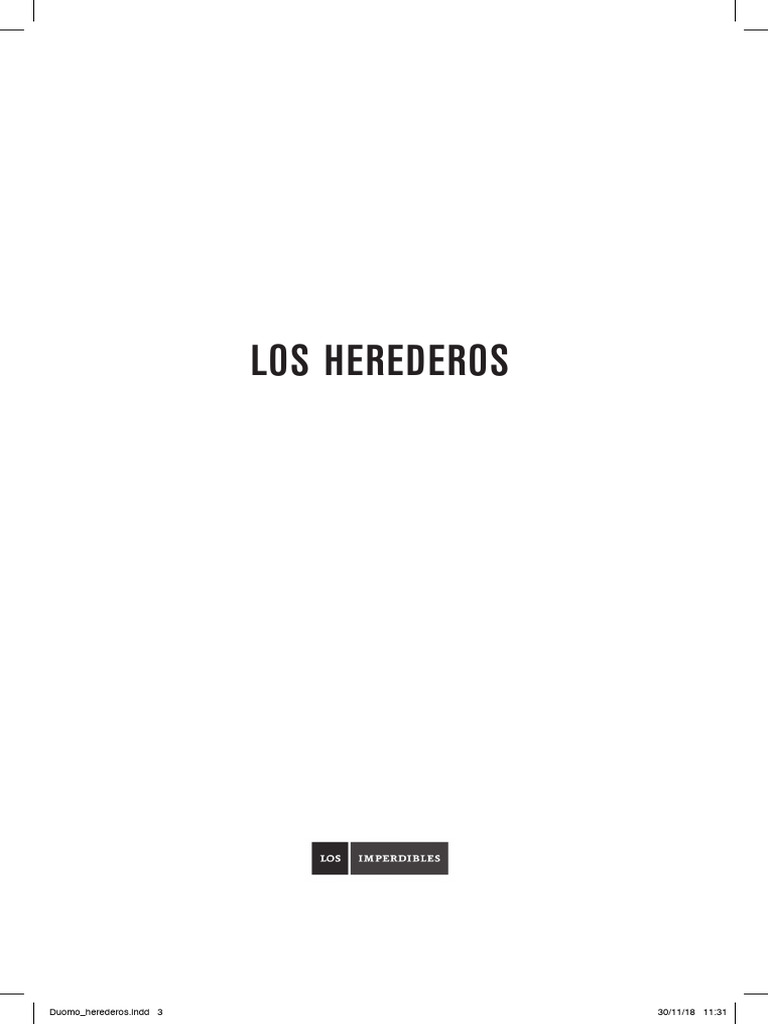 Duomo Herederos 3-29 | PDF