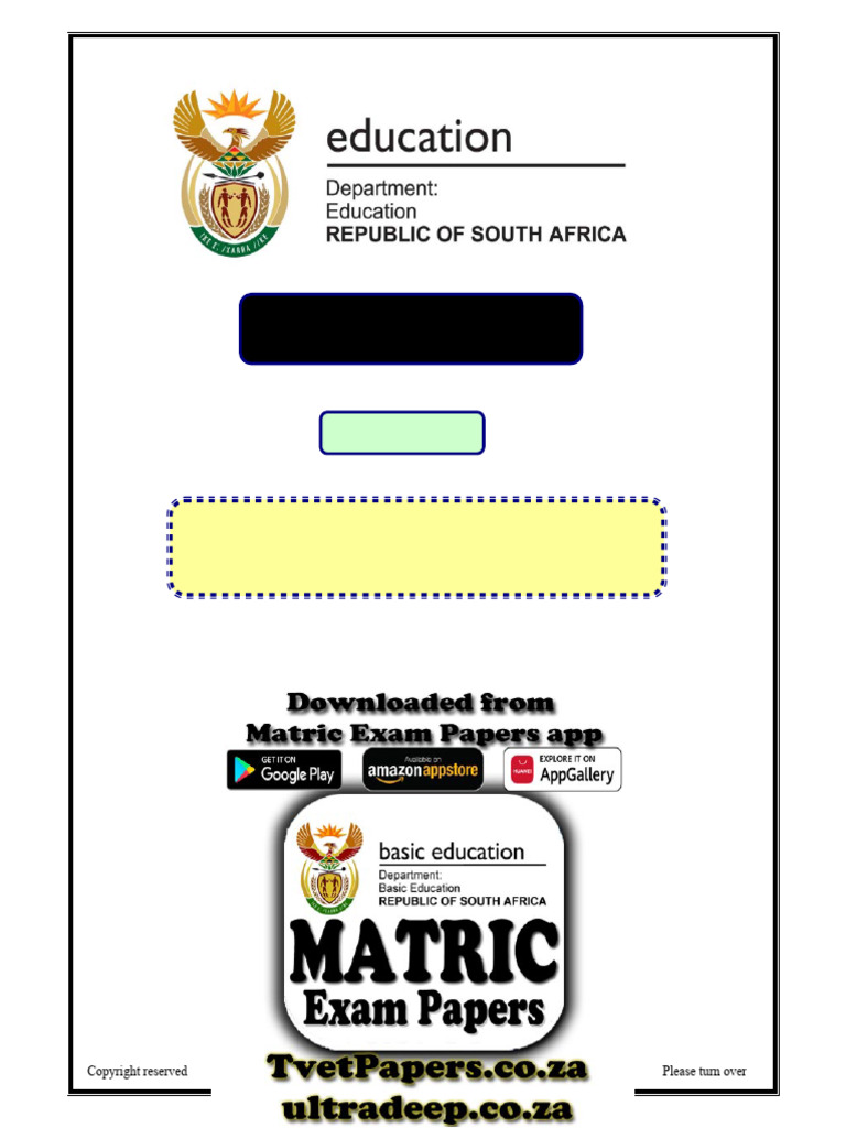 Grade 12 Mathematics Exam Paper 2008 | PDF | Standard Deviation | Circle