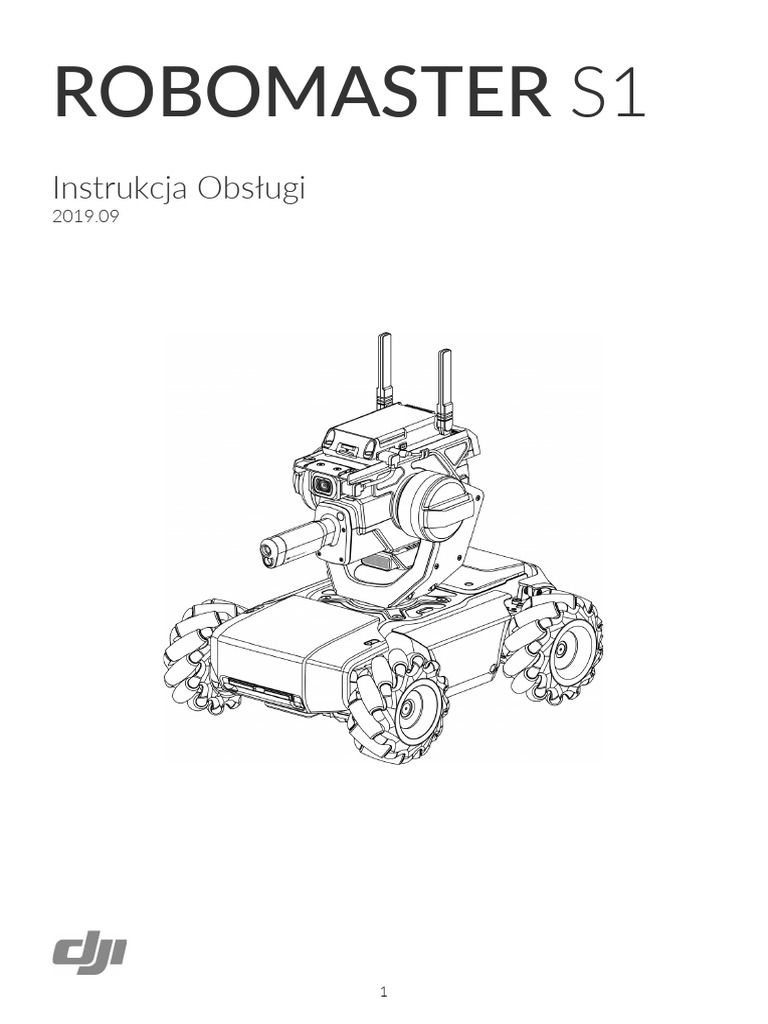 Robomaster S1 Instrukcja PL | PDF