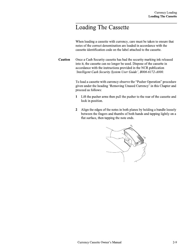 Loading The Cassette | PDF