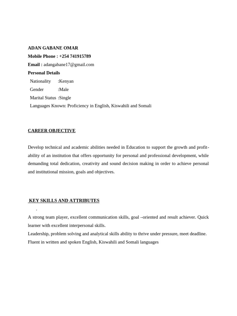 ADAN GABANE OMAR | PDF