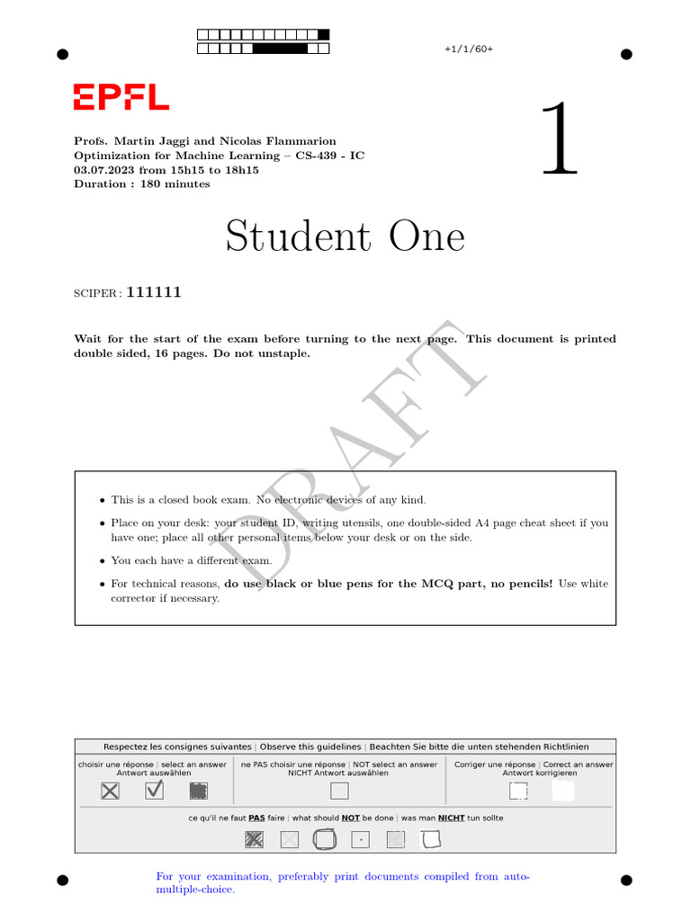 Exam 2023 | PDF | Function (Mathematics) | Functions And Mappings