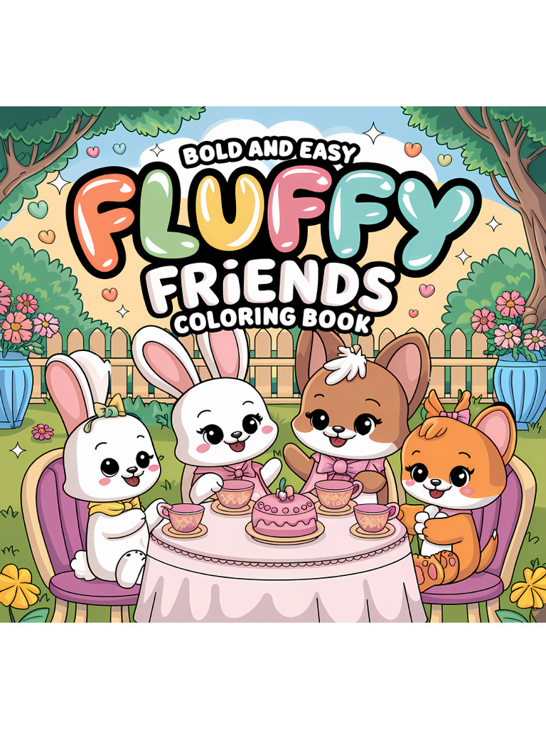 My Coloring Era Fluffy Friends Vol 1 | PDF