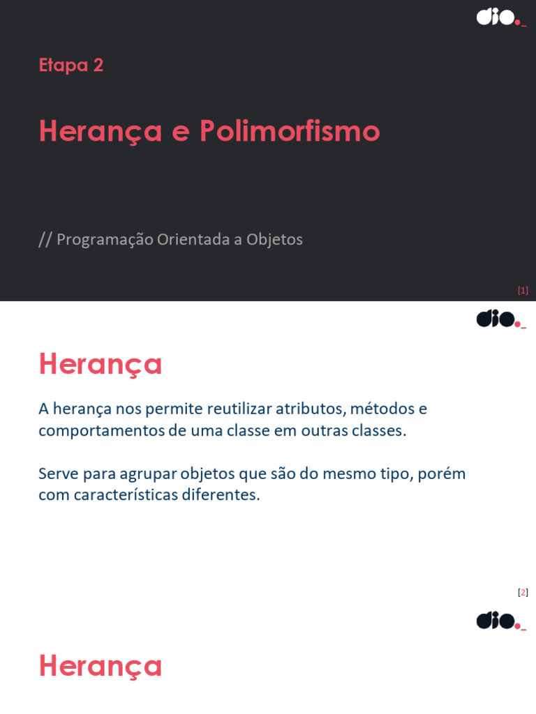 Herança e Polimorfismo em POO | PDF