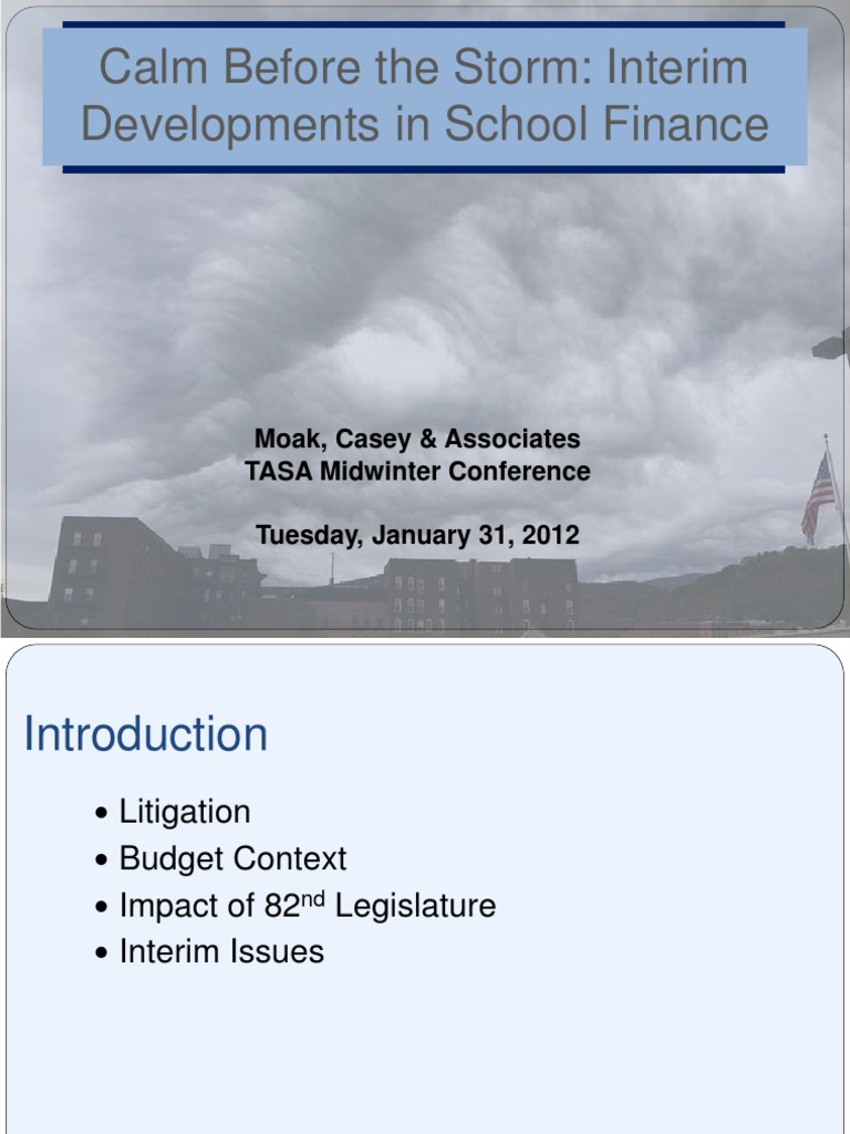 Moak Casey Study | PDF | Government Budget Balance | Deficit Spending