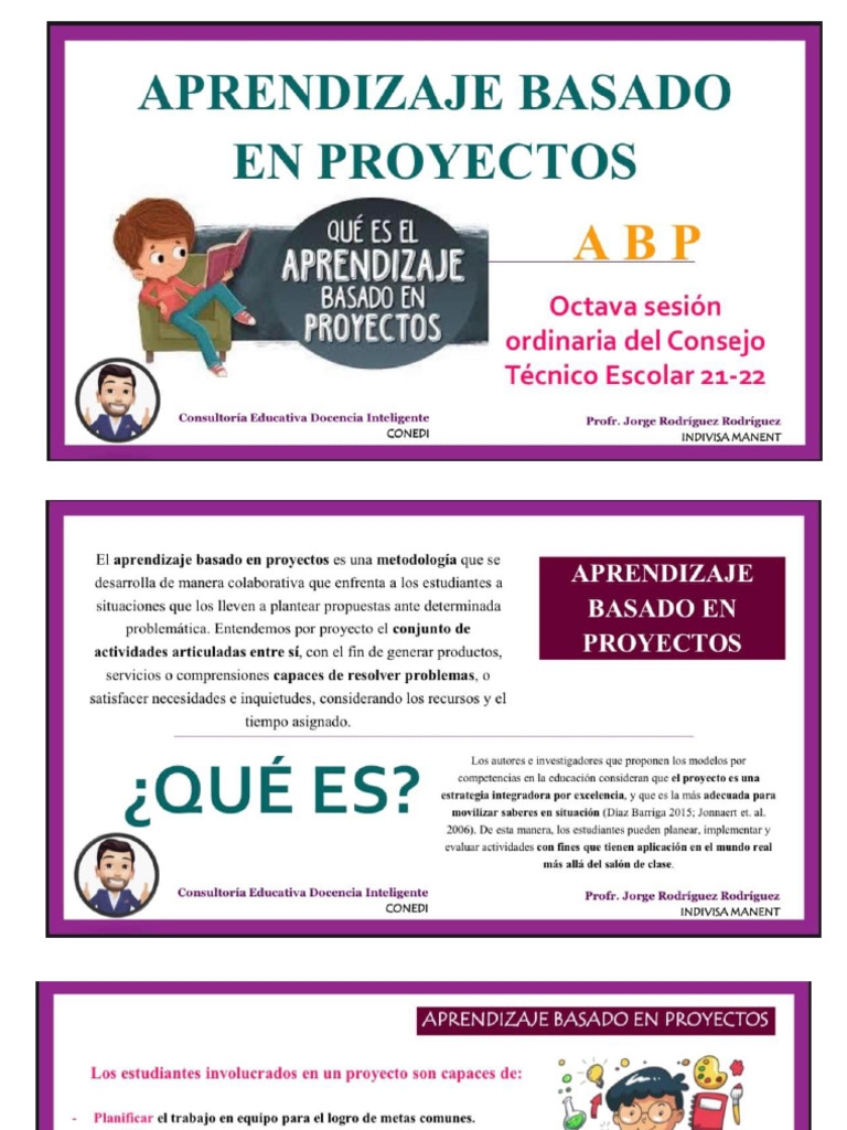 Que Es El Aprendizaje Basado en Proyectos | PDF