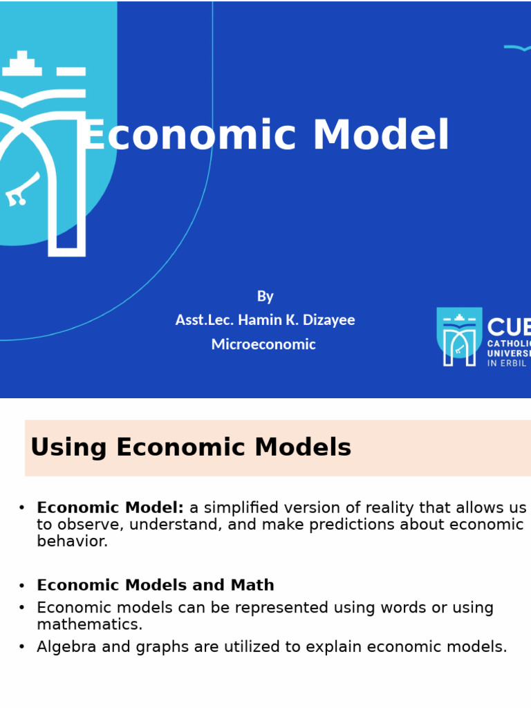 Week 2 Economic Models | PDF | Economics | Pie Chart