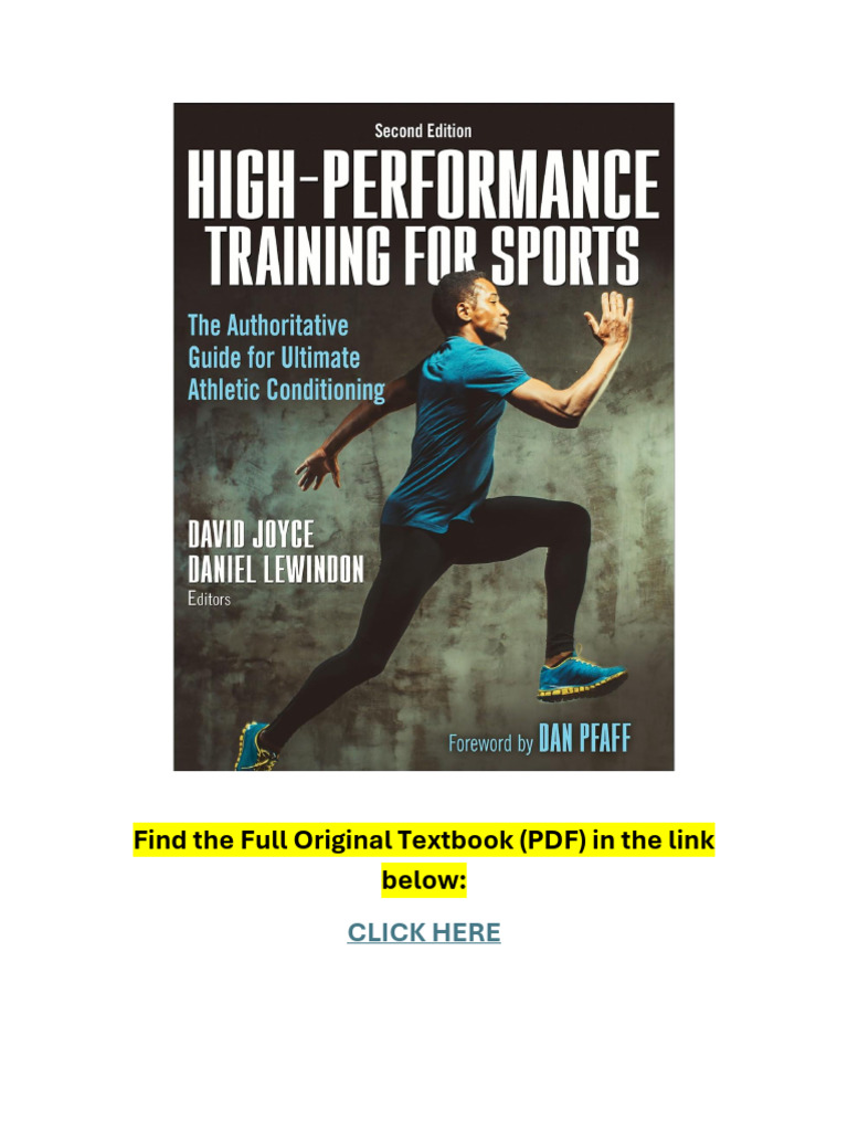 High-Performance Training for Sports | PDF | Strength Training | High ...
