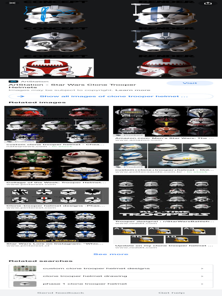 Digital Clone Trooper Helmet Art | PDF | Star Wars