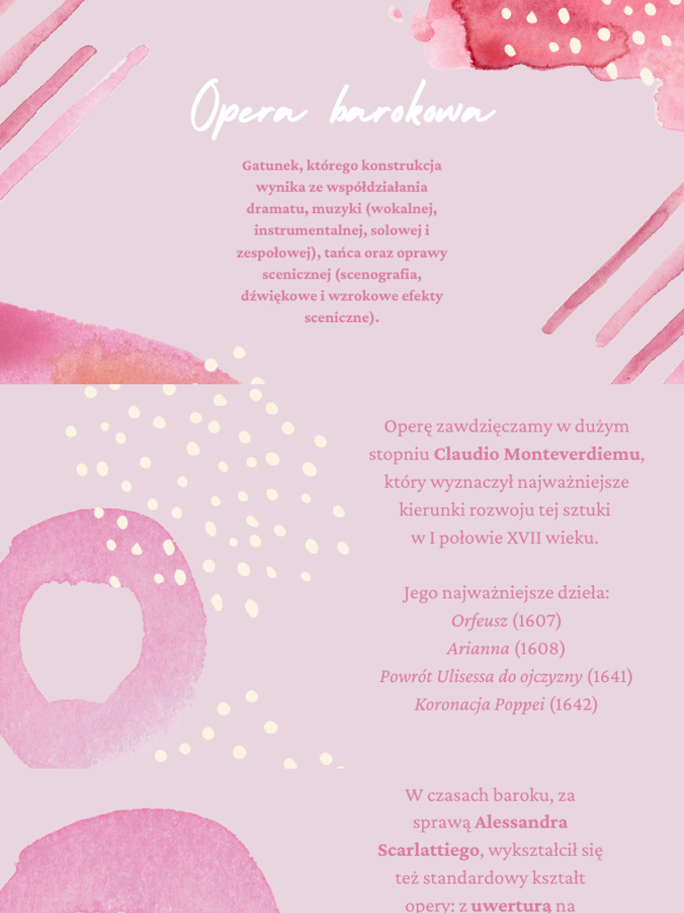 Opera Barokowa | PDF