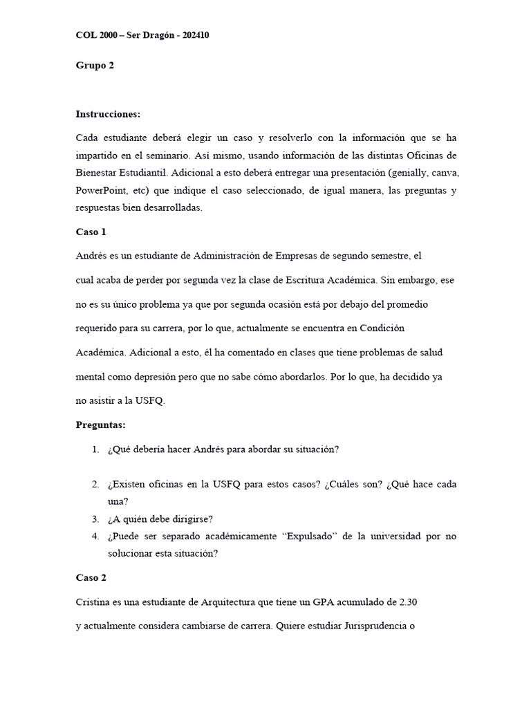 Grupo2 Caso | PDF