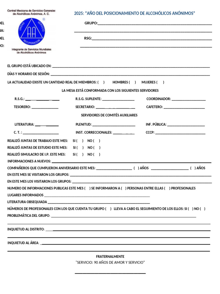 Informes Del Rsg (1) | PDF