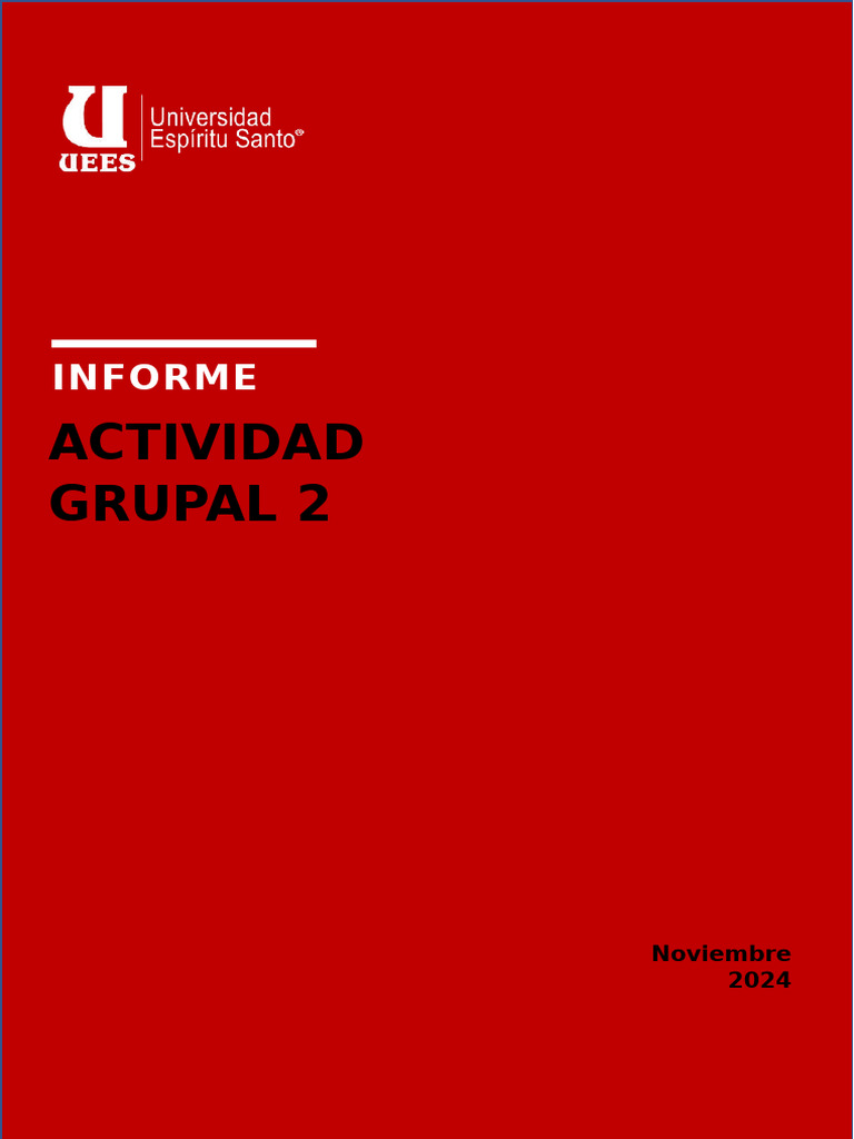 Formato de Informe Grupal AG2 | PDF | Factores humanos y ergonomía