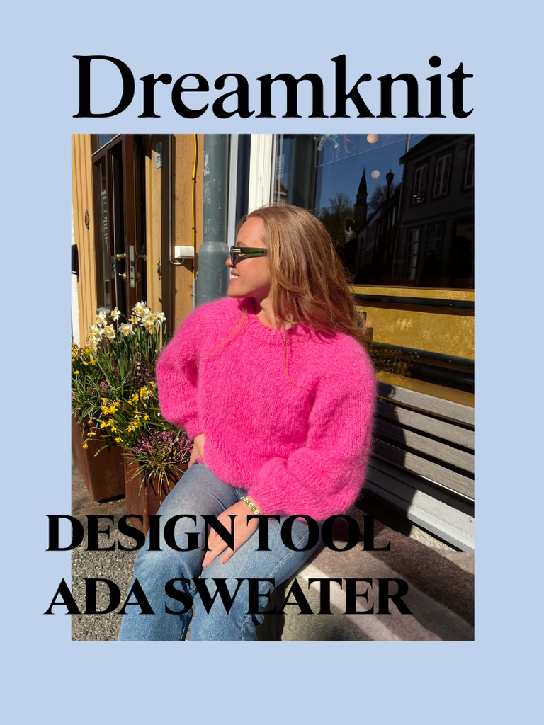 Design Tool Freebie - Ada Sweater EN | PDF | Knitting | Knitting Needle