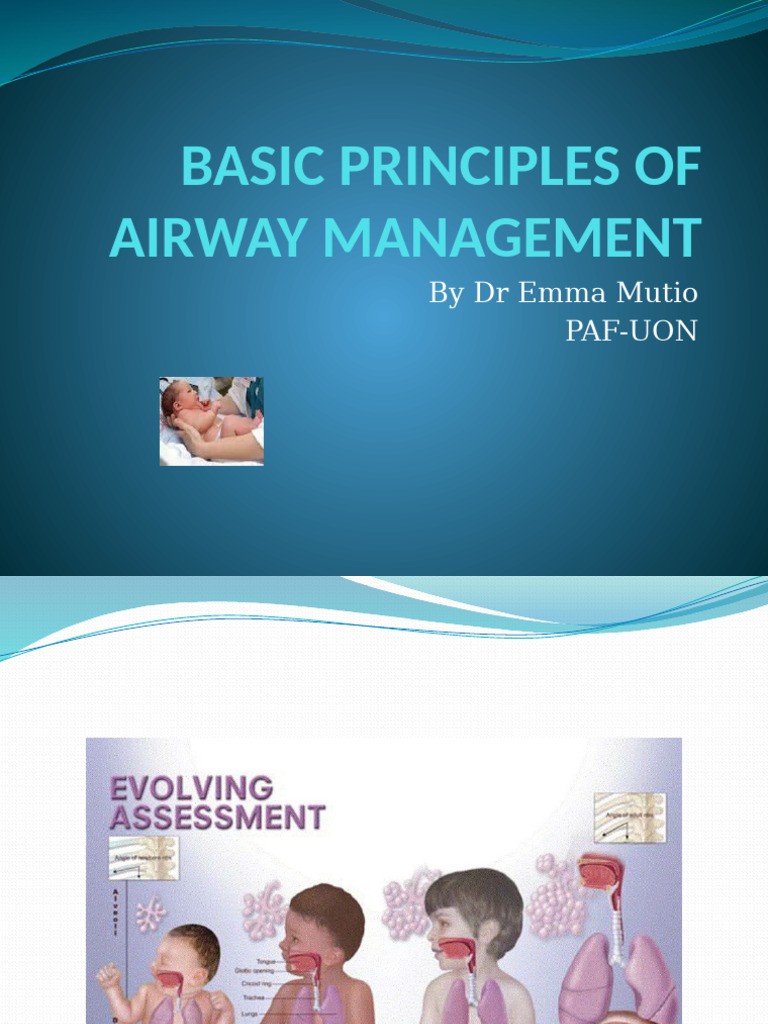 Basic Principles of Airway Management | PDF