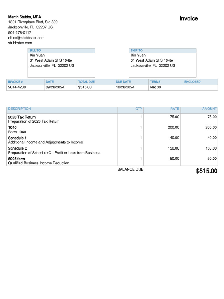 2023 Invoice-1 | PDF