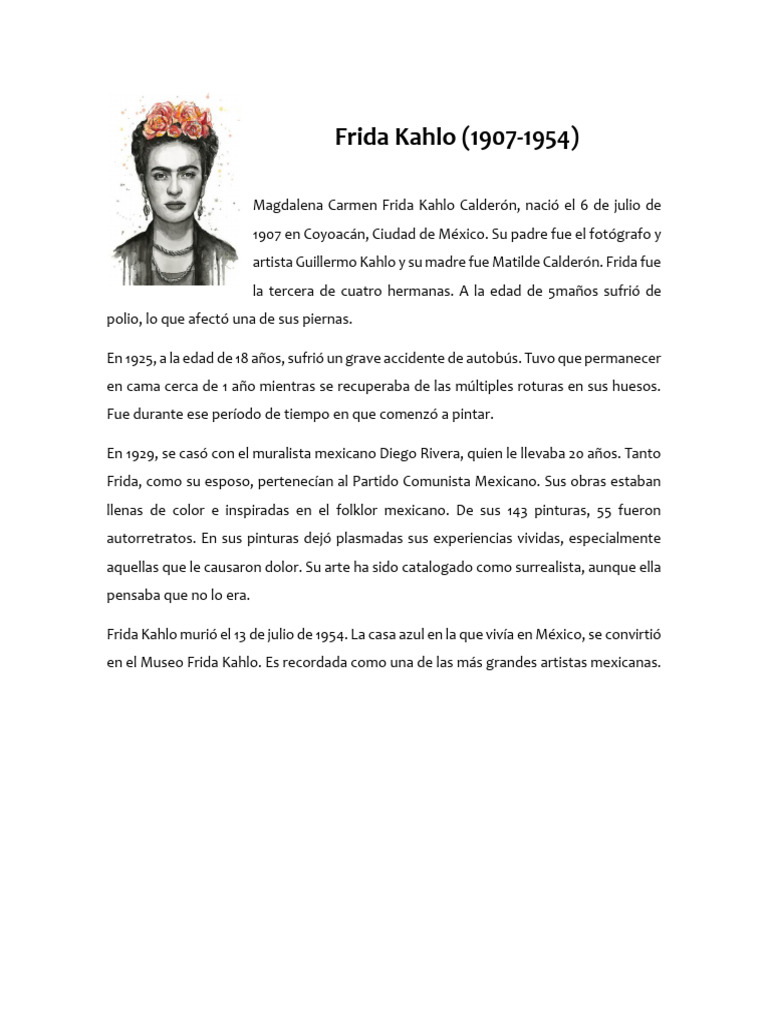 Frida Kahlo | PDF