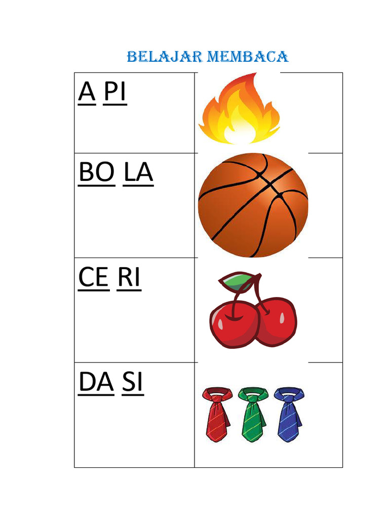 Membaca Bergambar | PDF