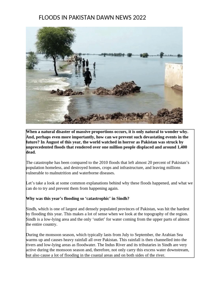 FLOOD ARTICLE | PDF | Extreme Weather | Flood