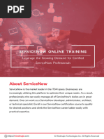 ServiceNow - Quick Set Up Guide | PDF | Web Application | Digital Technology