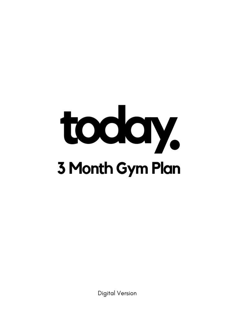 Shelby Robins 3-Month Workout Plan | PDF | Strength Training | Aerobic ...