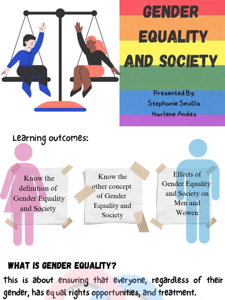 Gender Equality and Society | PDF | Equal Opportunity | Gender