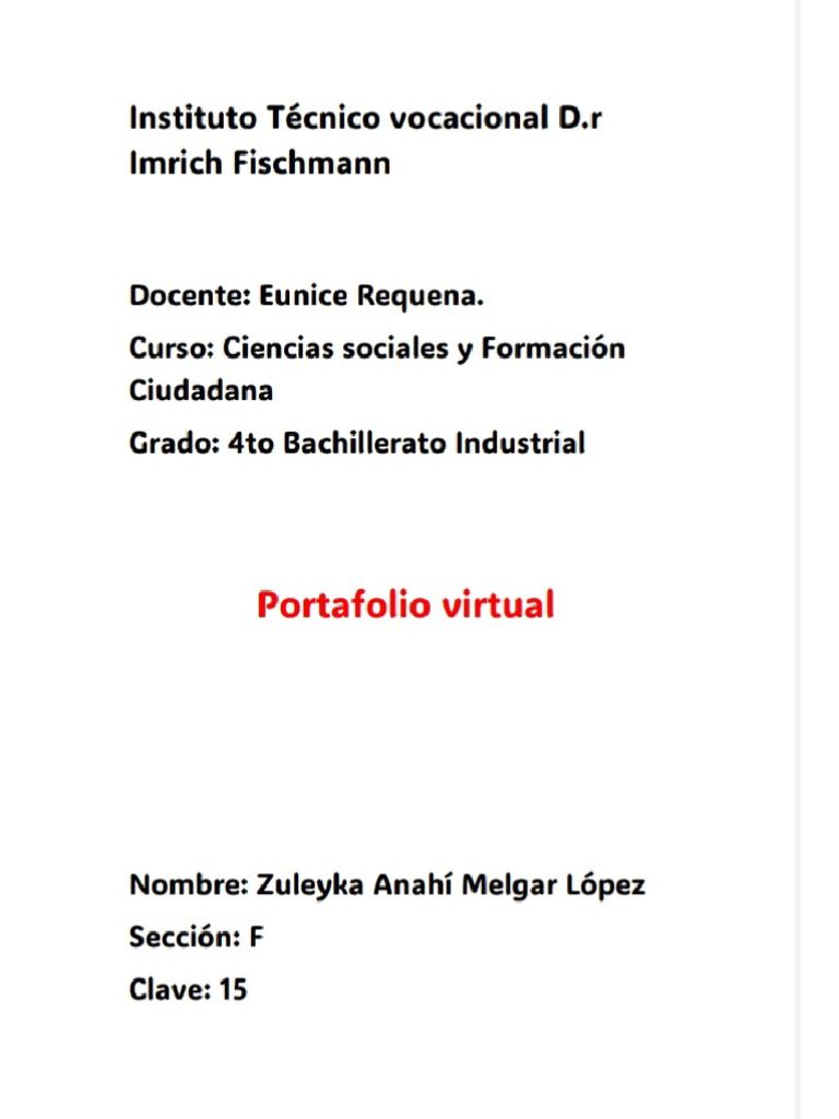 Porta Folio Virtual | PDF