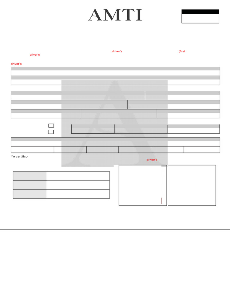 Formulario AMTI 23-4 (2) | PDF