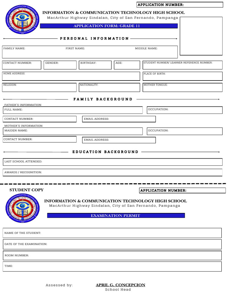 APPLICATION_FORM_FOR_INCOMING_GRADE_11[1] | PDF