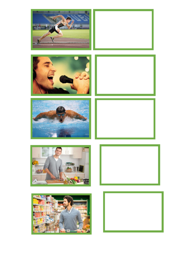 Memorama Verbos 1 | PDF