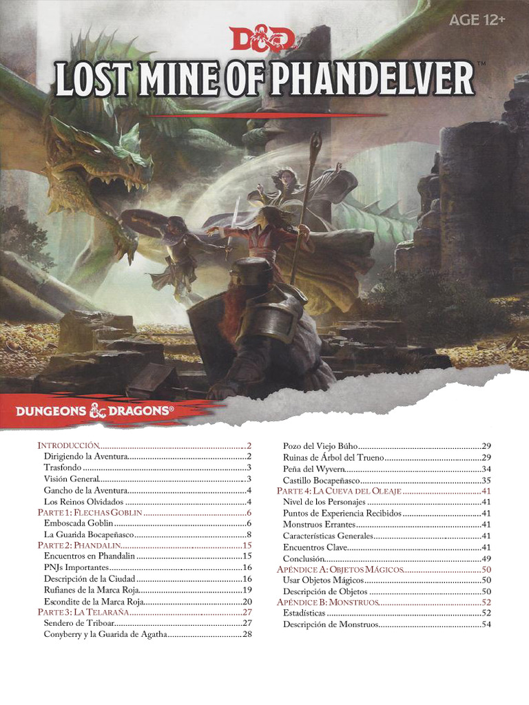 Guía del Dungeon Máster para Phandelver | PDF