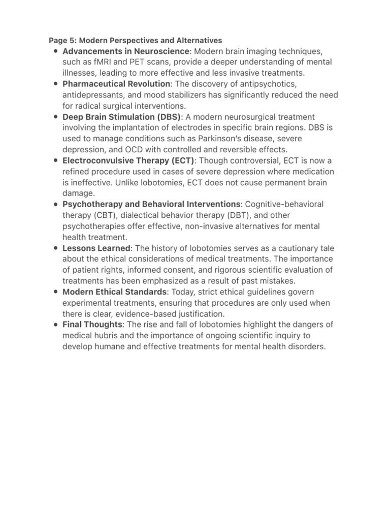 Lobotomies Page 5 | PDF