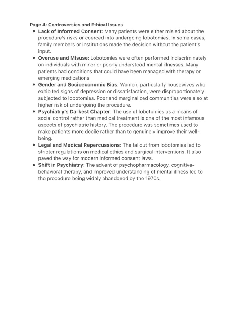 Lobotomies Page 4 | PDF