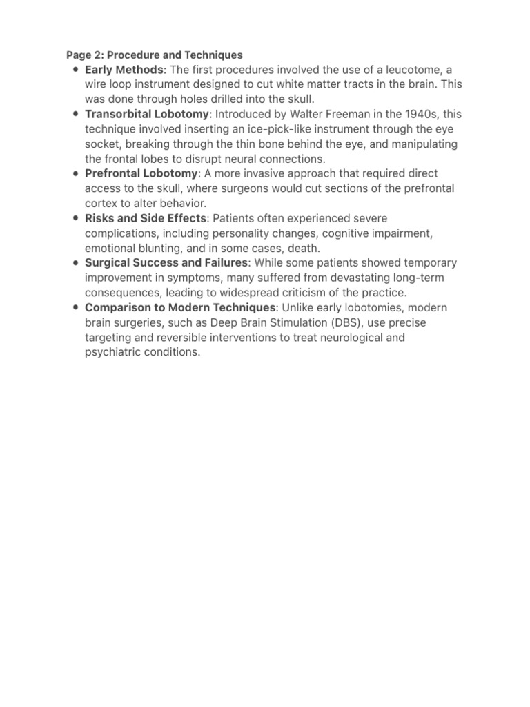 Lobotomies Page 2 | PDF