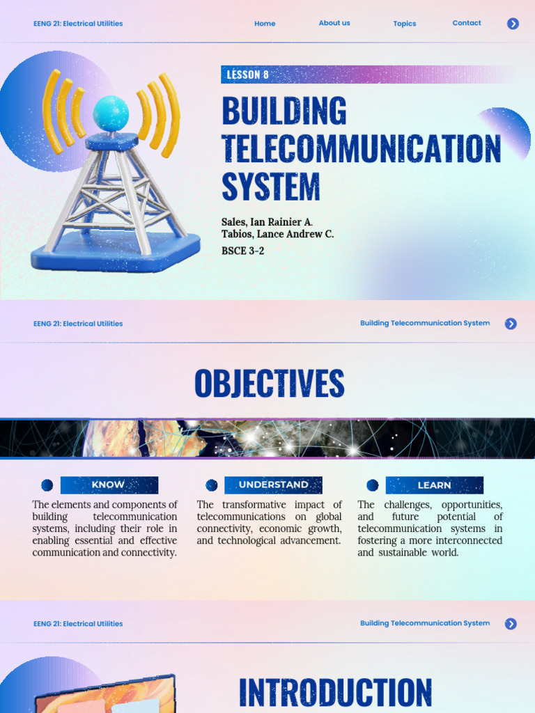Group 8 - Building Telecommunication System | PDF | Computer Network ...