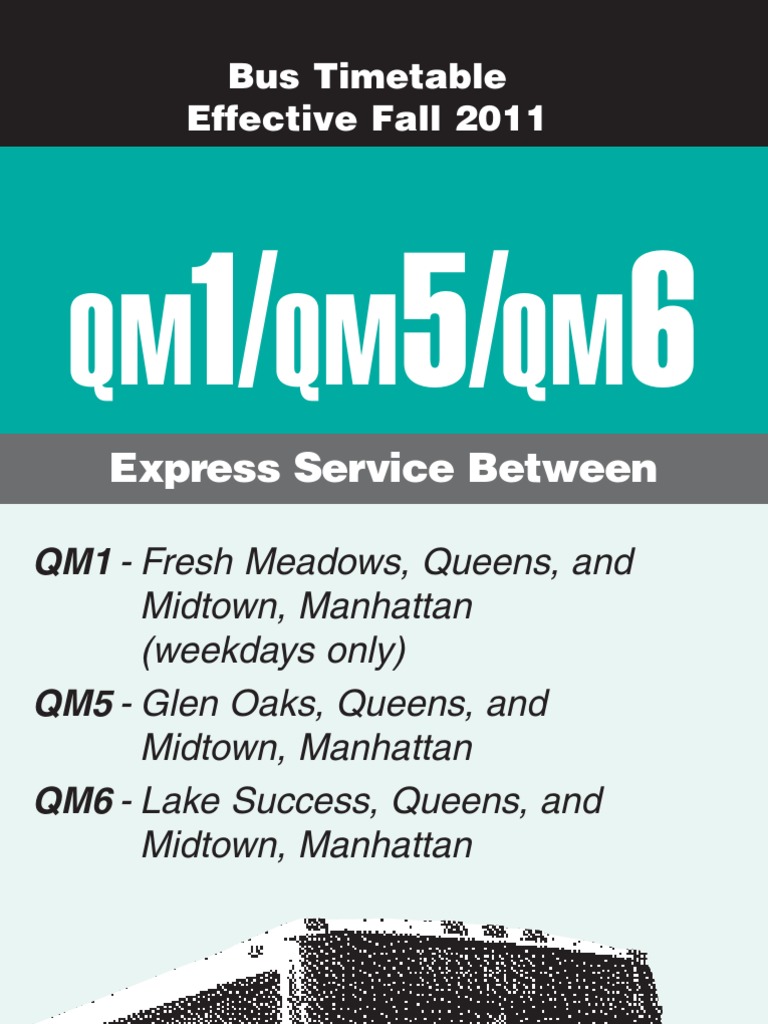 QM QM QM: Express Service Between | PDF | Public Transport | Passenger ...